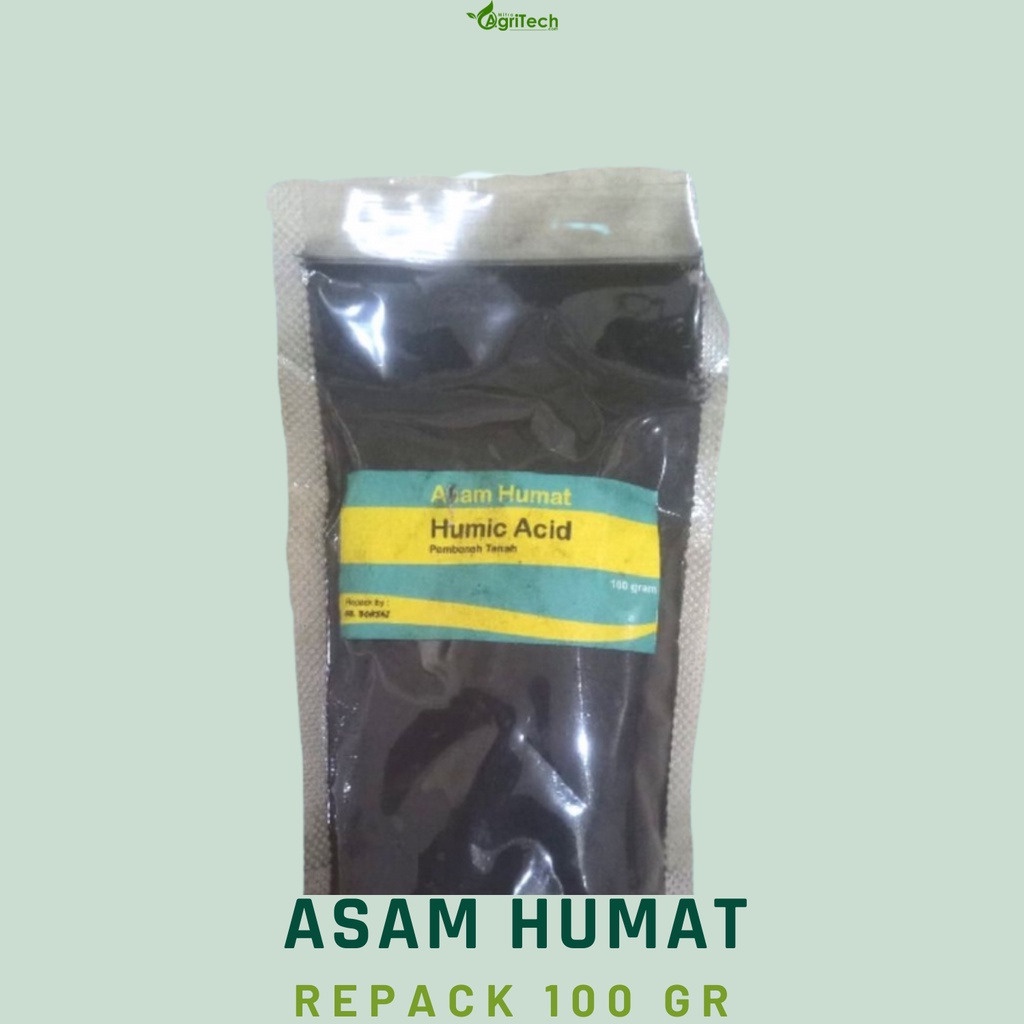 Jual ASAM HUMAT HUMIC ACID PEMBENAH TANAH KEMASAN 100 GR REPACK | Shopee Indonesia