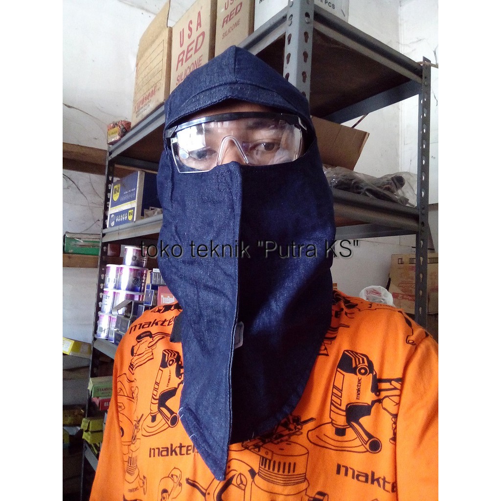 Jual Paket Full Set Topi Welder / Topi Jepang dan Kaca Mata Gurinda ...