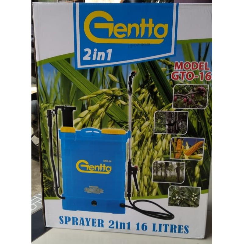 Jual tangki sprayer 2in1 elektrik dan manual GENTTA | Shopee Indonesia