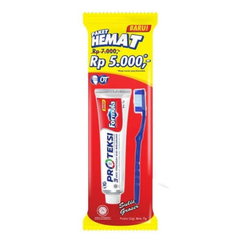 Jual Formula pasta gigi pro 75 gr dan sikat gigi | Shopee Indonesia
