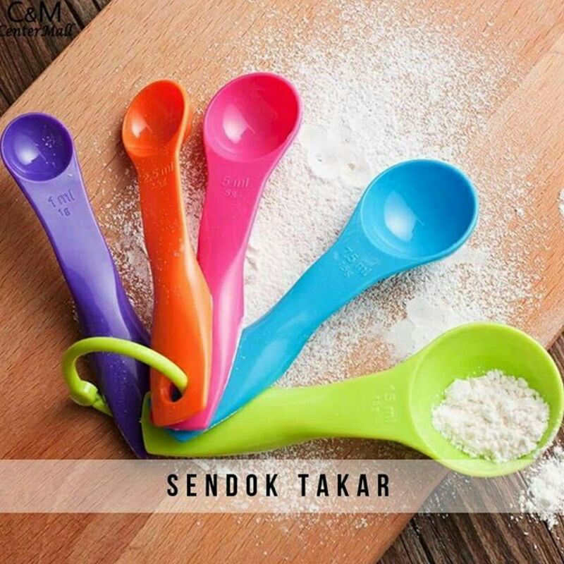 Jual SENDOK TAKAR UKUR TIMBANGAN KUE BUMBU SCALE SAUS 1 SET | Shopee ...