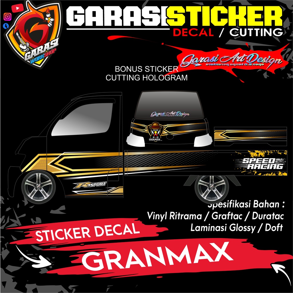 Jual Stiker decal Granmax Simple | Shopee Indonesia