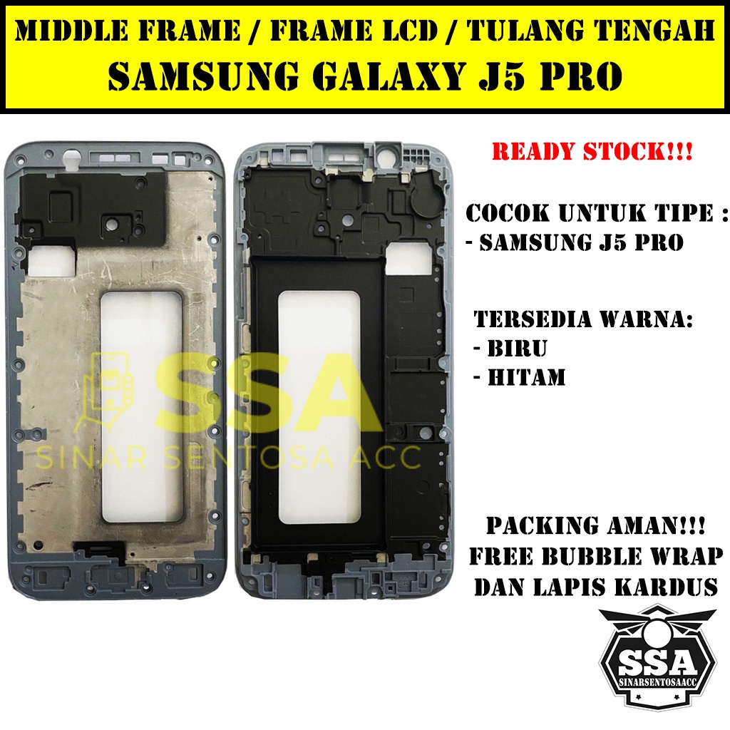 Jual Tulang Tengah Middle Frame LCD Samsung Galaxy J5 Pro J530 Original 100% Tulang Casing Bezel ...