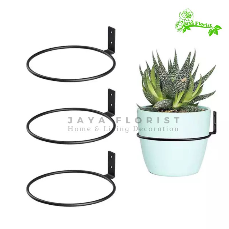 Jual Rak Pot Bunga Besi Tempel Dinding Rak Pot Gantung Dinding Rak ...