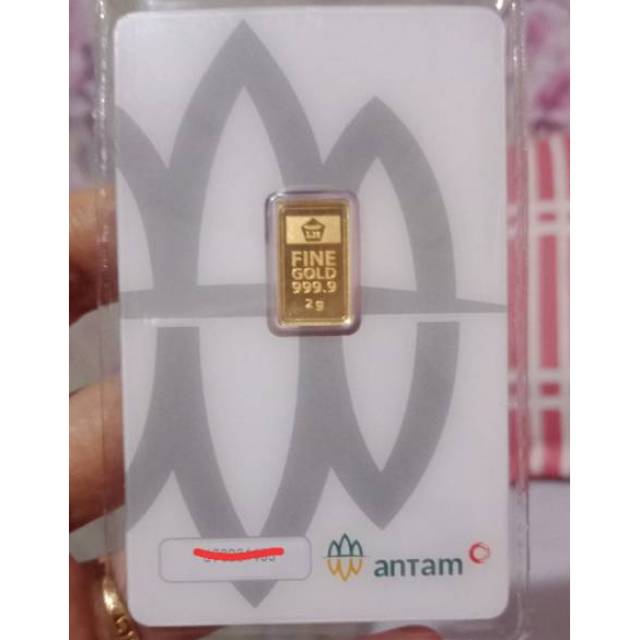 Jual Emas antam 2 gr certy red mark | Shopee Indonesia