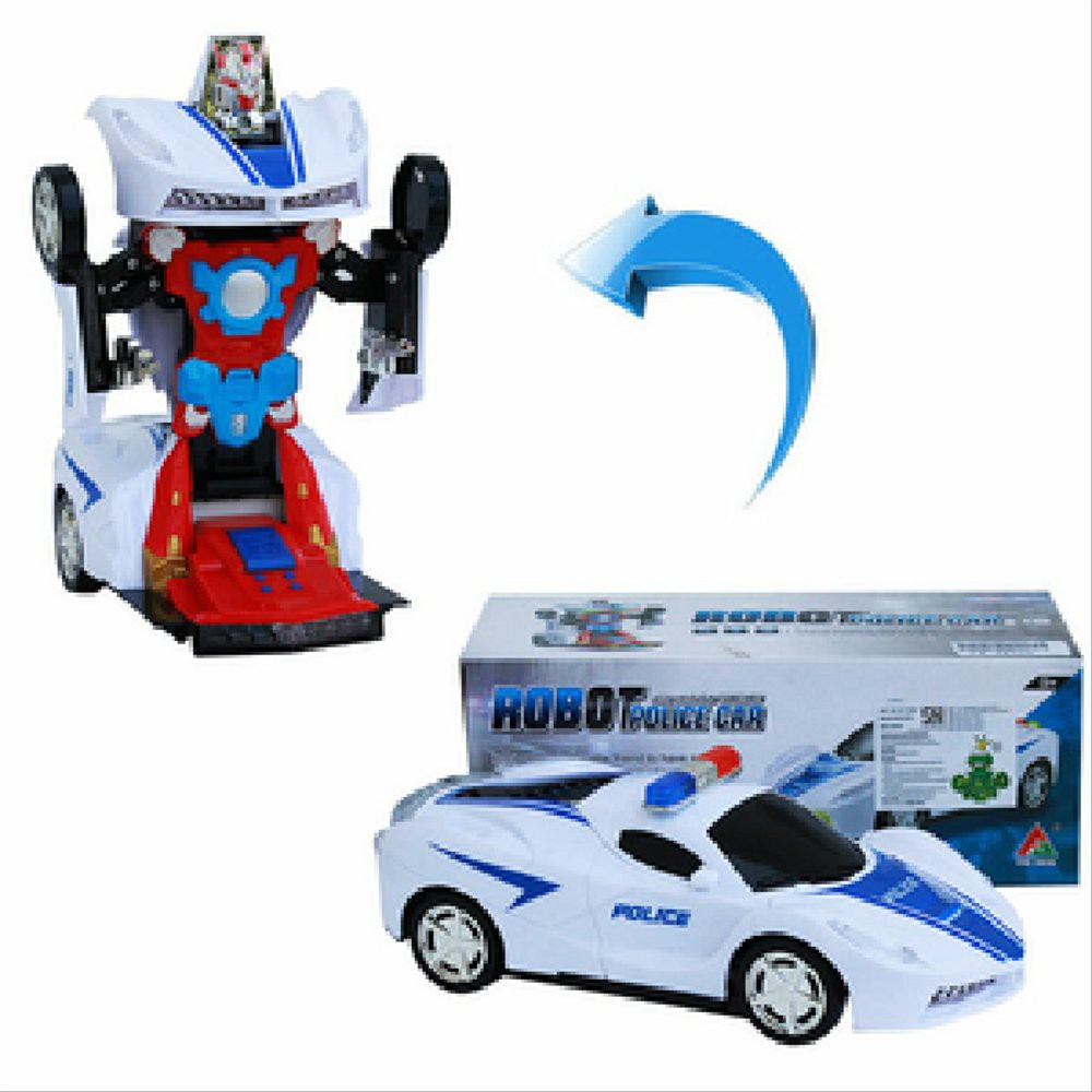 Jual Mobil Transformer Polisi Robot Police Car Transform | Shopee Indonesia