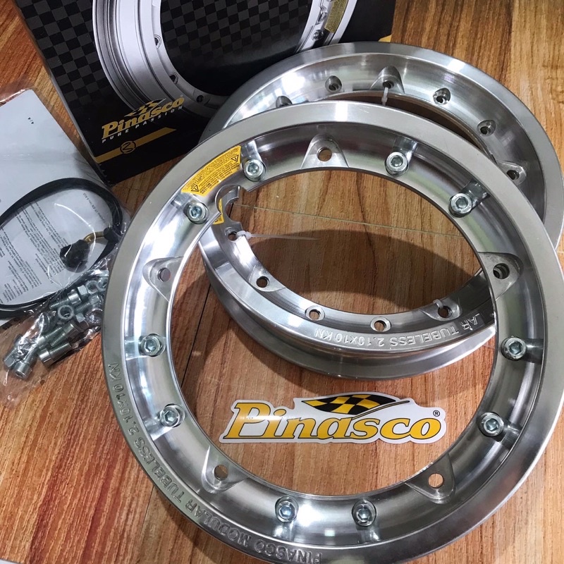 Jual velg tubeless PINASCO modular polish ring 10 Vespa largeframe ...