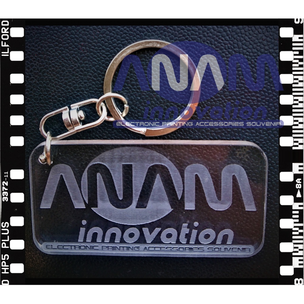 Jual Ganci Custom/Gantungan Kunci akrilik souvenir Grafir laser logo ...