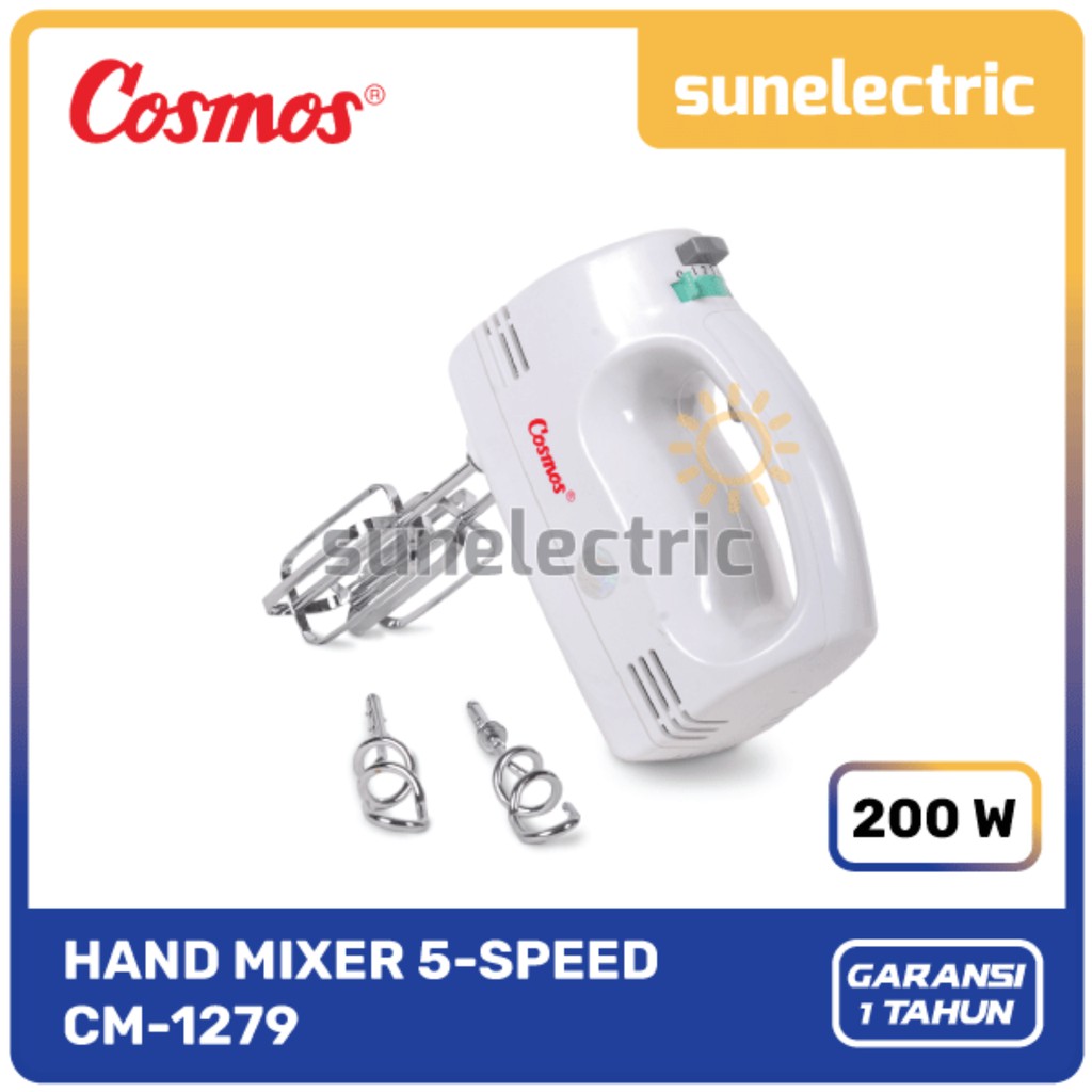 Jual Cosmos CM 1279 Hand Mixer Turbo 5-Speed Cosmos CM1279 / Cosmos CM ...