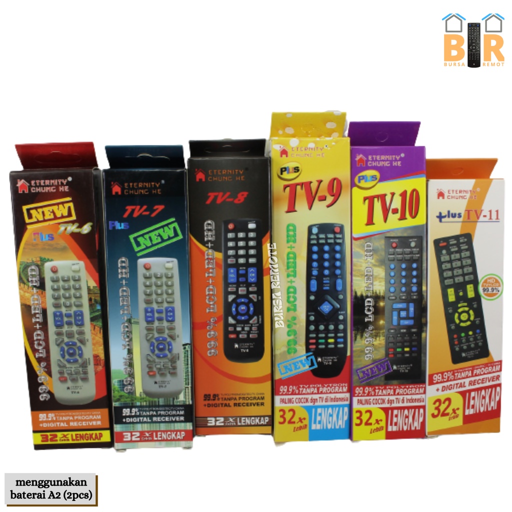 Jual Remot Remote TV MULTI LCD LED HD RECEIVER PARABOLA Chung HE Series | Shopee Indonesia