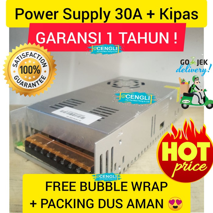Jual PSU JARING 30A POWER SUPPLY 30A 12V PSU 30A TRAFO 30 Ampere 30 A ...