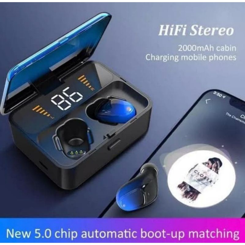 Jual HEADSET BLUETOOTH TWS STEREO ORIGINAL WIRELESS EARPHONE EARBUDS ...