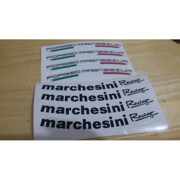 Jual Sticker Velg Marchesini Racing | Shopee Indonesia