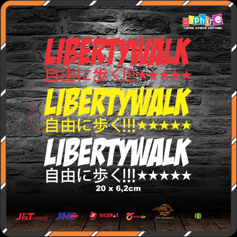 Jual Sticker stiker JDM Liberty Walk Cutting | Shopee Indonesia