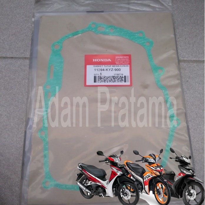 Jual Paking Blok Kopling Supra X 125 fi Supra X 125 Helm In Blade 125 fi 11394-KYZ-900 Perpak ...