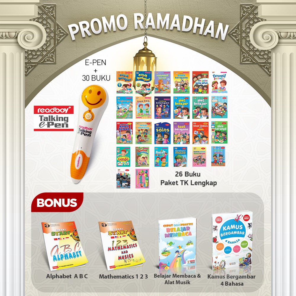 Jual RB Talking E-Pen + 30 Buku TK Lengkap | Shopee Indonesia