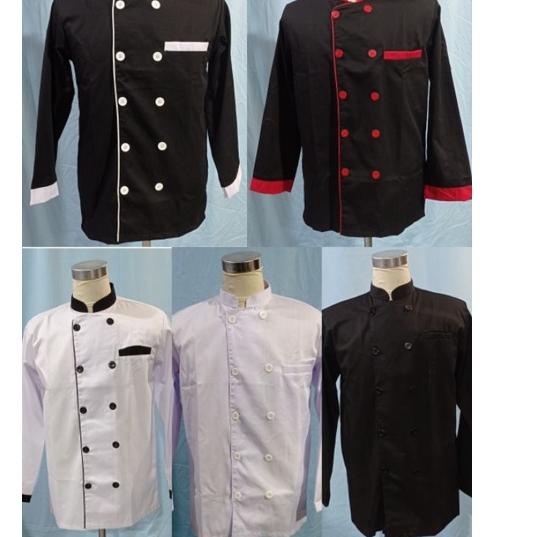 Jual Terlaris.. Baju Chef-baju koki-Baju koki lengan panjang-baju koki ...