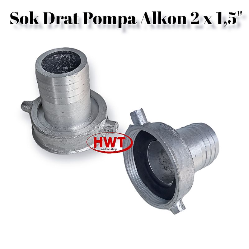 Jual Socket Sok Drat Mesin Pompa Air Alkon Waterpump 2" x 1,5 Inchi ...