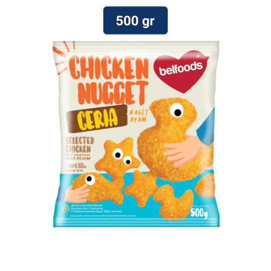 Jual Belfoods Chicken Nugget Ceria 1 pack (500 gr) | Shopee Indonesia