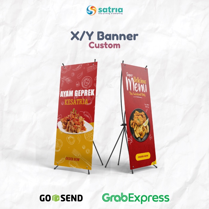Jual Cetak X - Banner / Y - Banner Flexy (280,340,440) / Albatros ...