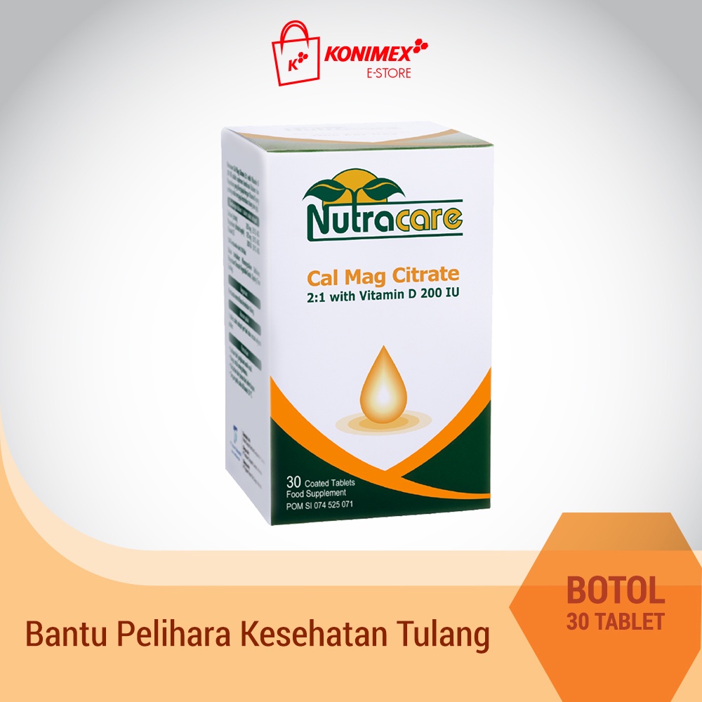 Jual Nutracare Calmag Citrate 30 tablet | Shopee Indonesia