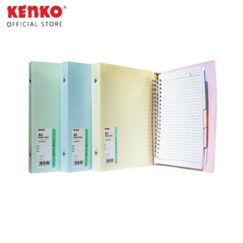 Jual Binder A5 Kenko/ binder pastel/ binder lucu/ binder sekolah ...