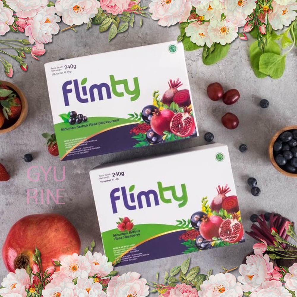 Jual Flimty Fiber Detoks Minuman Penunjang Diet Rasa Blackcurrant dan ...