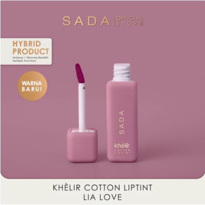 Jual READY ‼️ Khelir Cotton Lip Tint by Sada | Lip Tint Sada | Shopee ...