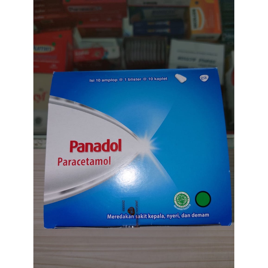 Jual Panadol Paracetamol Biru per Box 10 Striip @10 tablet | Shopee ...