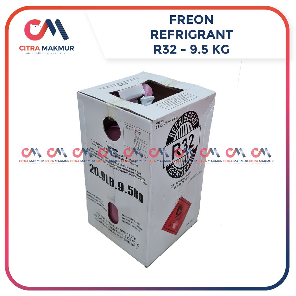 Jual Freon R32 Refrigrant Original AC Pendingin Obat Tabung Besar Can 9 ...