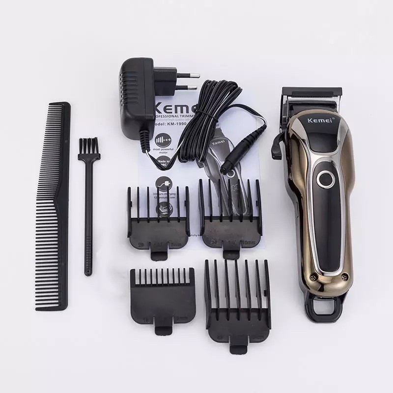 Jual Kemei KM-1990 Alat Cukur Rambut Turbo Hair Clipper | Shopee Indonesia