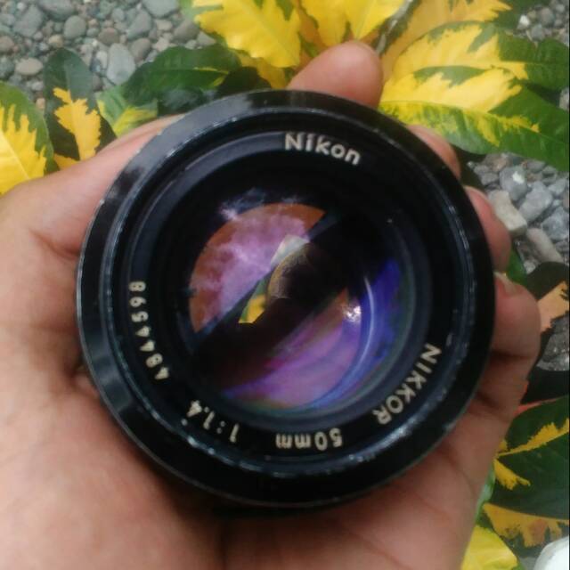 Jual Lensa fix Nikon Nikkor 50mm f1.4 tipe AI | Shopee Indonesia