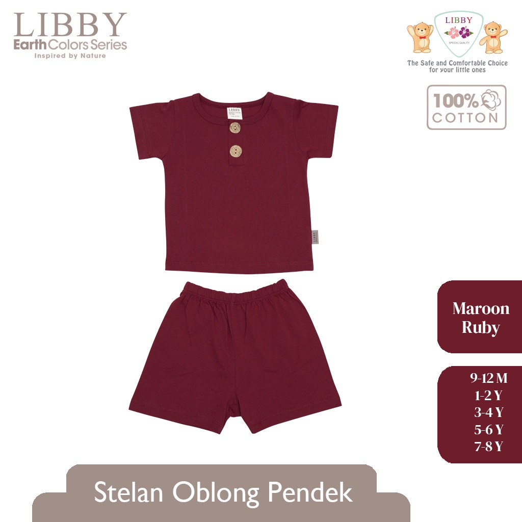 Jual LIBBY Earth Colour Fave Set 4 Setelan Oblong Pendek Celana Pendek ... Jual LIBBY Earth Colour Fave Set 4 Setelan Oblong Pendek Celana Pendek ...