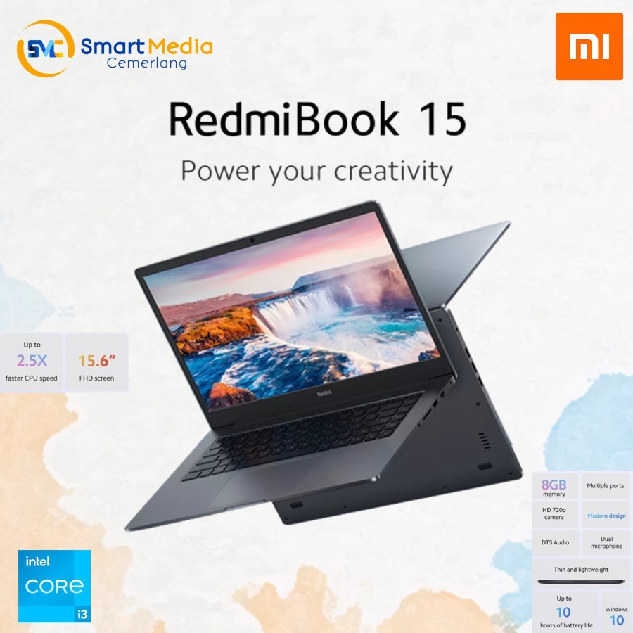 Jual XIAOMI REDMI BOOK 15 - i3-1115G4 - 8GB - 256GB SSD - 15.6"FHD ...