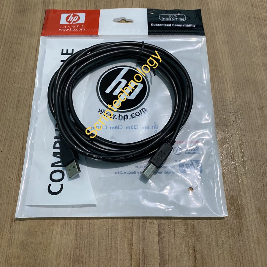 Jual Kabel USB 2.0 Printer 3M hp Cable Printer 3 Meter HP (AM-BM ...