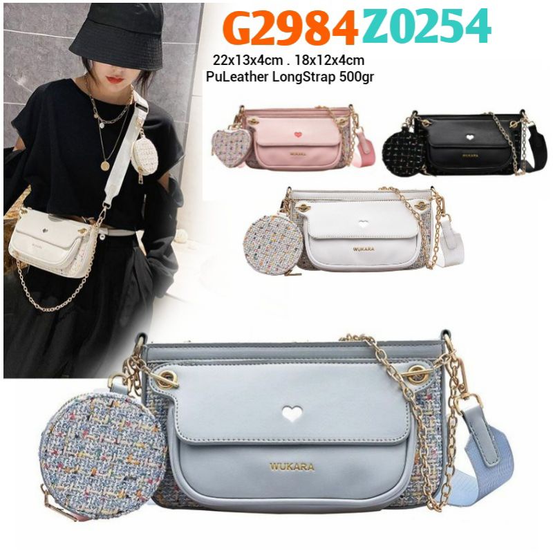 Jual Gij. Tas 3 in 1 Wanita Selempang Import Sling Bag G4144 Z0254 ...