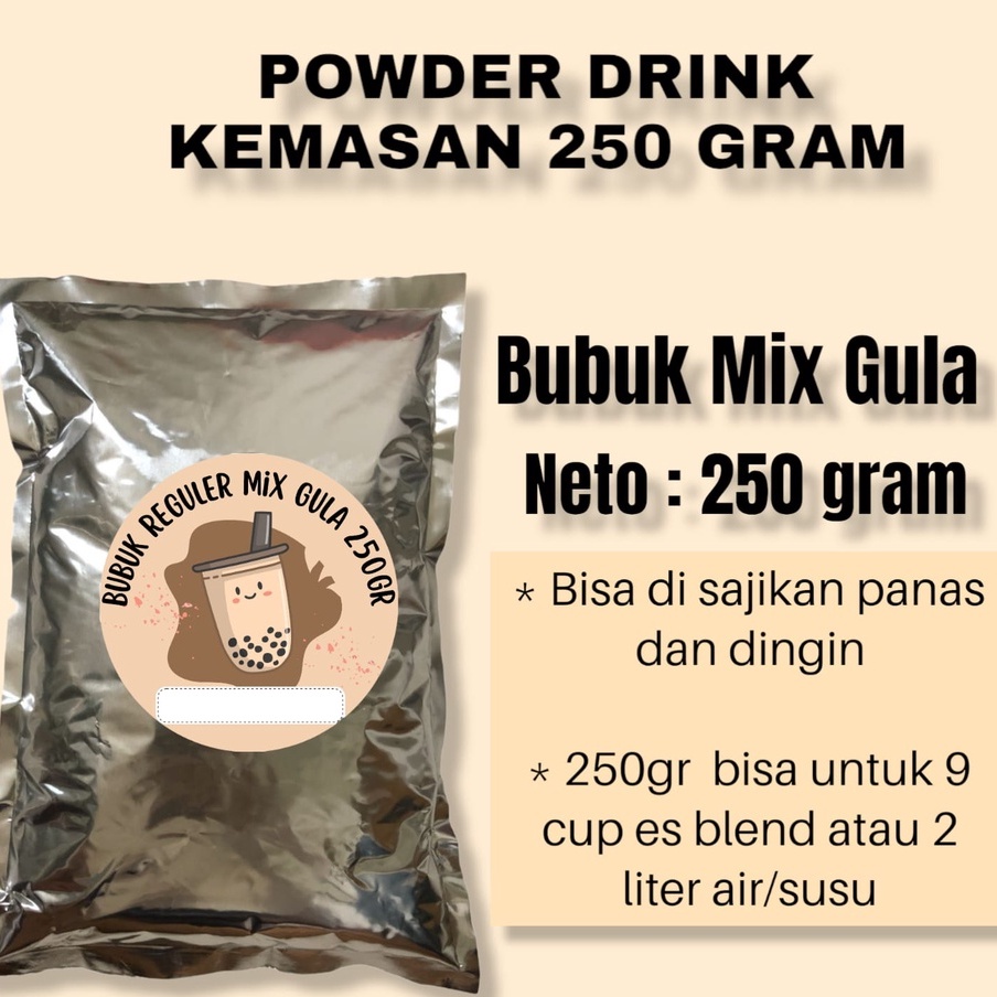 Jual BUBUK MINUMAN BOBA / SERBUK MINUMAN / POWDER DRINK ANEKA RASA ...