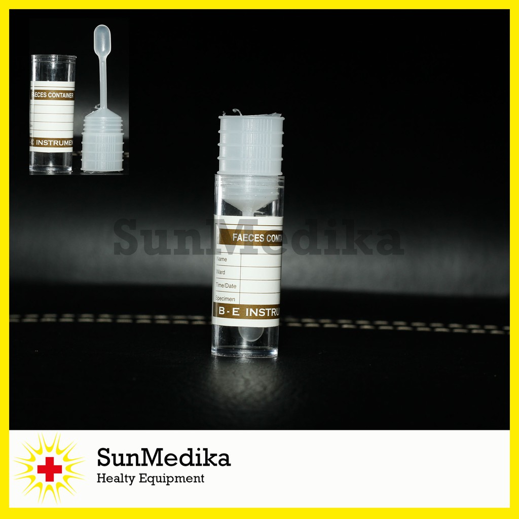 Jual Pot Feces Tutup Transparan Non Sterile 30ml | Feaces Feses ...