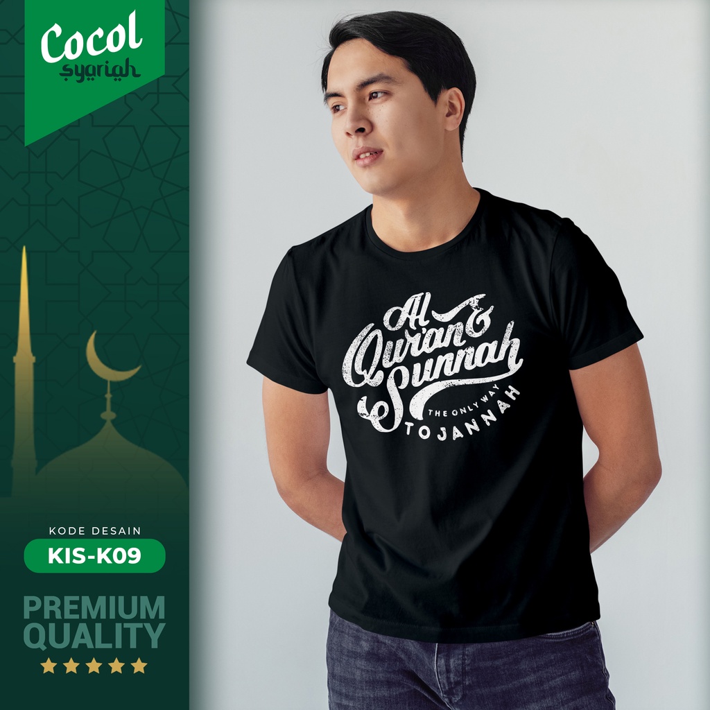 Jual Cocol Store - Kaos Islami Desain Al Quran Dan Sunnah To Jannah ...