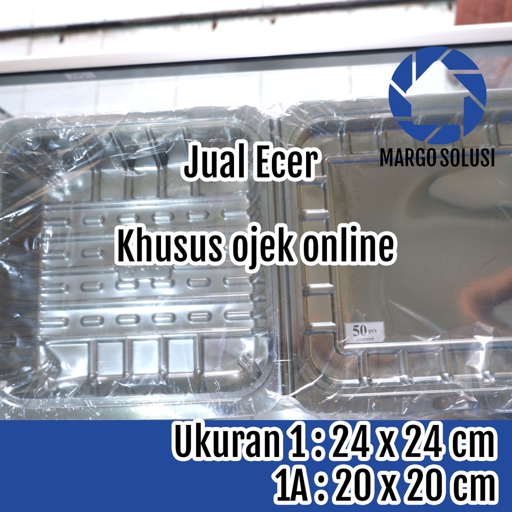 Jual Plastik mika kue ukuran 1 dan 1A Jumbo | box mika kue bisa ecer ...