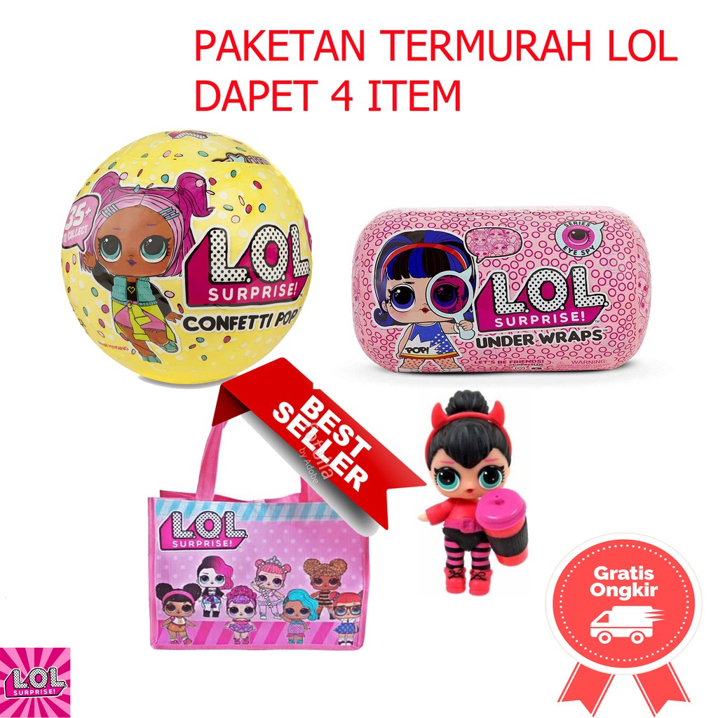 Jual Mainan LOL Surprise Boneka Murah Paket | Shopee Indonesia