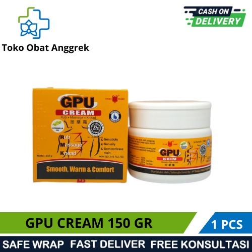 Jual GPU CREAM 150 GR/KRIM PEGAL PEGAL/NYERI SENDI/NYERI OTOT | Shopee ...