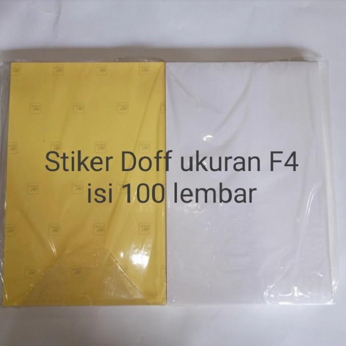 Jual Kertas Sticker HVS doff Camel ukuran F4 Folio 100 lembar | Shopee ...