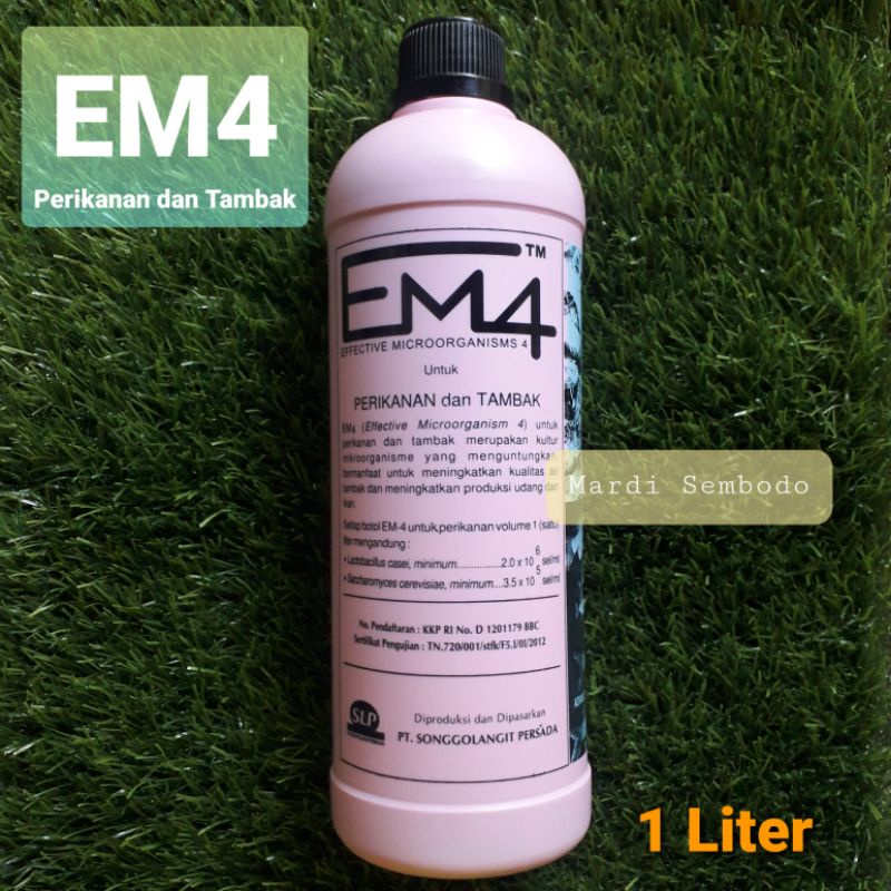 Jual EM4 1L Perikanan dan Tambak Pink Pupuk Probiotik Aquaponik Kolam ...