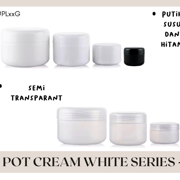 Jual TERMURAH !!! Pot Cream 5gr 10gr 20gr 30gr 50gr 100gr 150gr 200gr ...