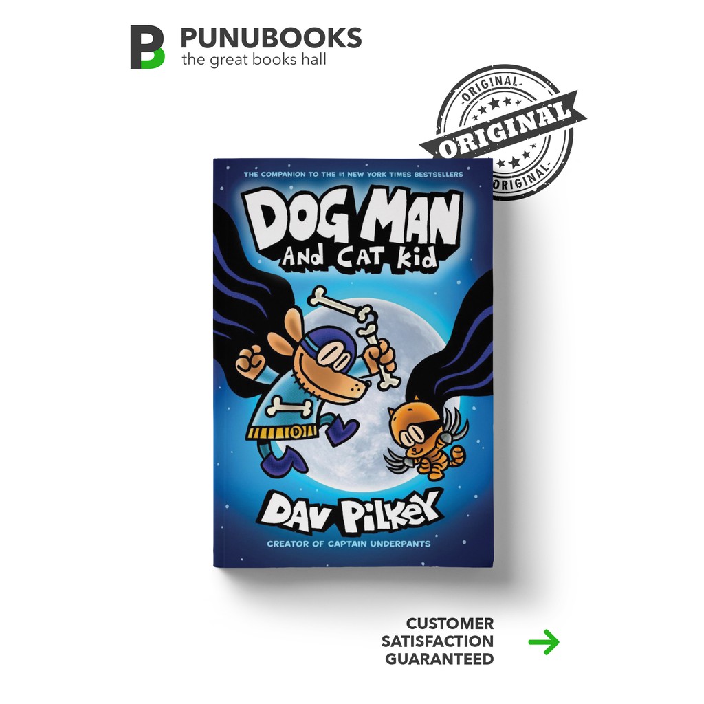 Jual Dog Man and Cat Kid (Dog Man #4) by Dav Pilkey | Shopee Indonesia