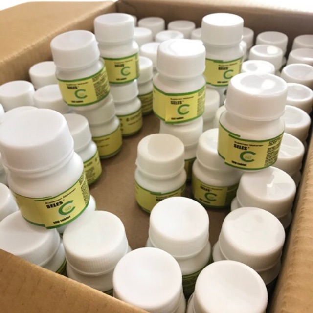 Jual Seles C50 Vitamin C Multivitamin Suplemen Tablet Kunyah Selkom-C ...