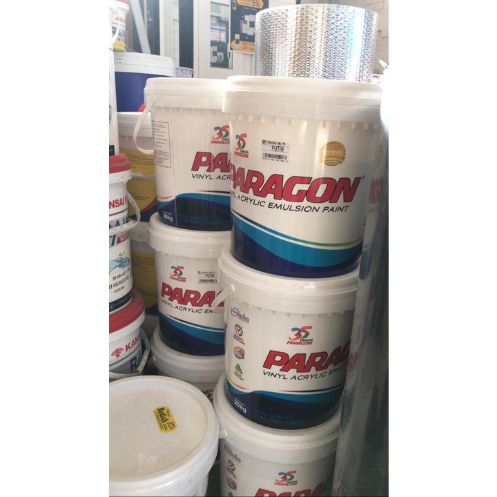 Jual Cat Paragon Putih Kemasan Pail / Cat Tembok Interior / KHUSUS ...