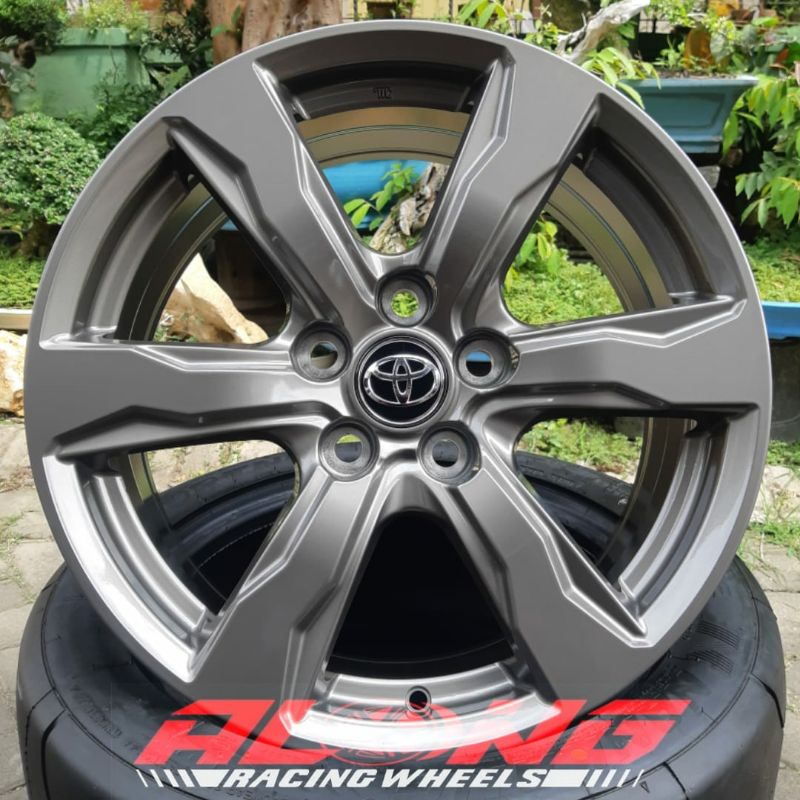 Jual VELG OEM TOYOTA VENTURER R17 DARK GREY 50th ANNIVERSARY - By: JF ...