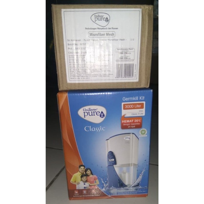 Jual Unilever Pure It Germkill 1500L 3000L | Germ Kill Filter Air GKK ...